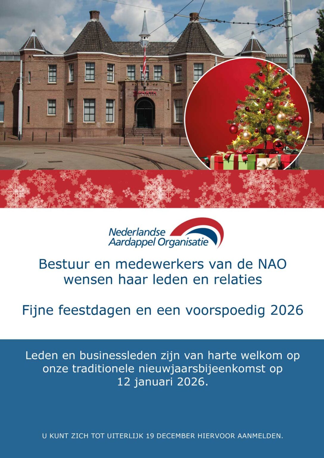 Fijne feestdagen en een voorspoedig 2026